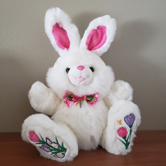 Toys | Vintage Dandee Plush Easter Bunny Rabbit Hoppy Hopster Flowers ...